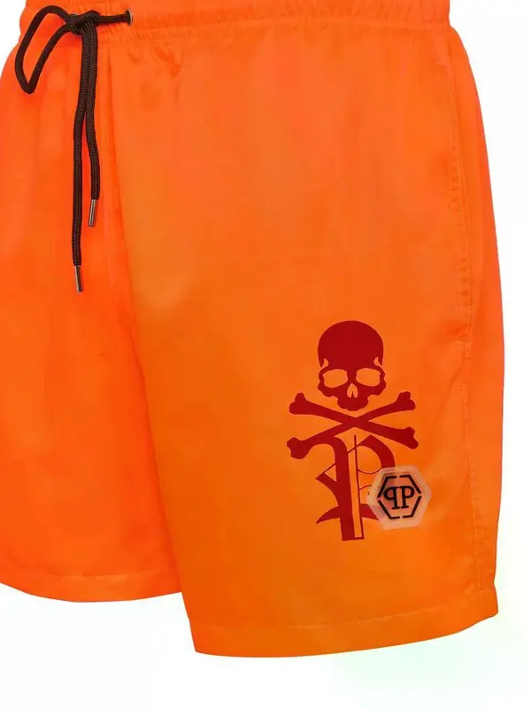 Philipp Plein Logo-print Swim Shorts