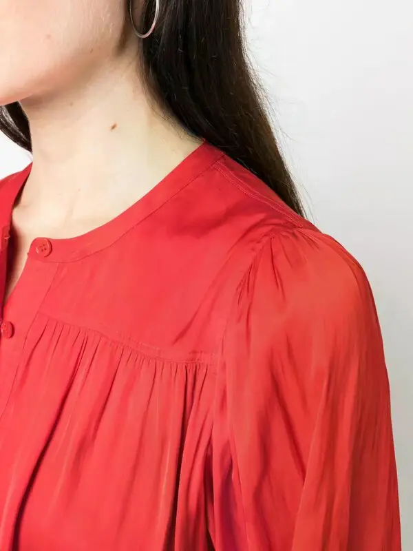 Zadig&Voltaire Tigy Satin-finish Blouse