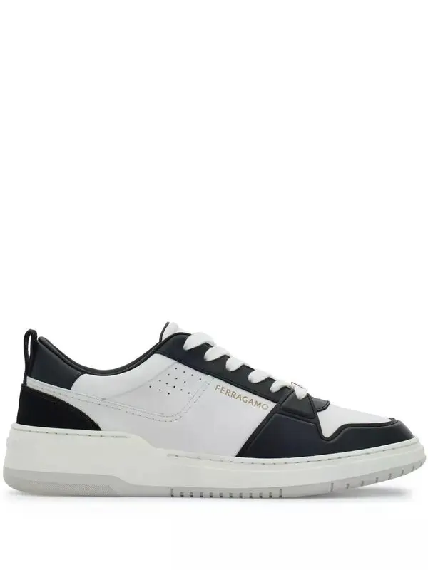 FERRAGAMO Two-tone Leather Sneakers