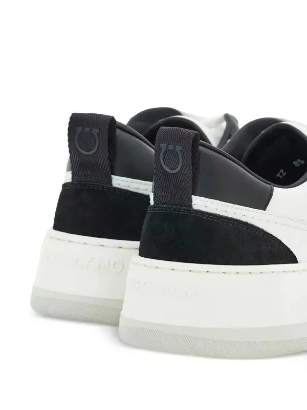 FERRAGAMO Two-tone Leather Sneakers