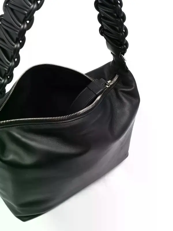 Kara Lattice Leather Tote Bag