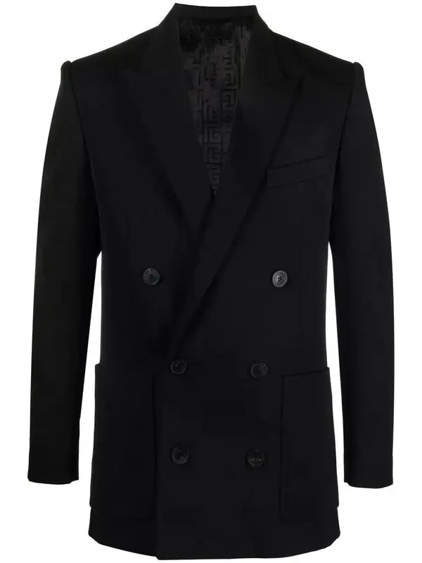 Balmain Double-breasted Wool Blazer