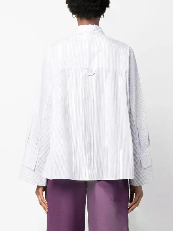MAISON JEJIA Striped Cotton Shirt