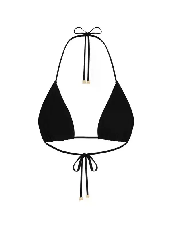 Dolce & Gabbana Triangle Cup Bikini Top - Black