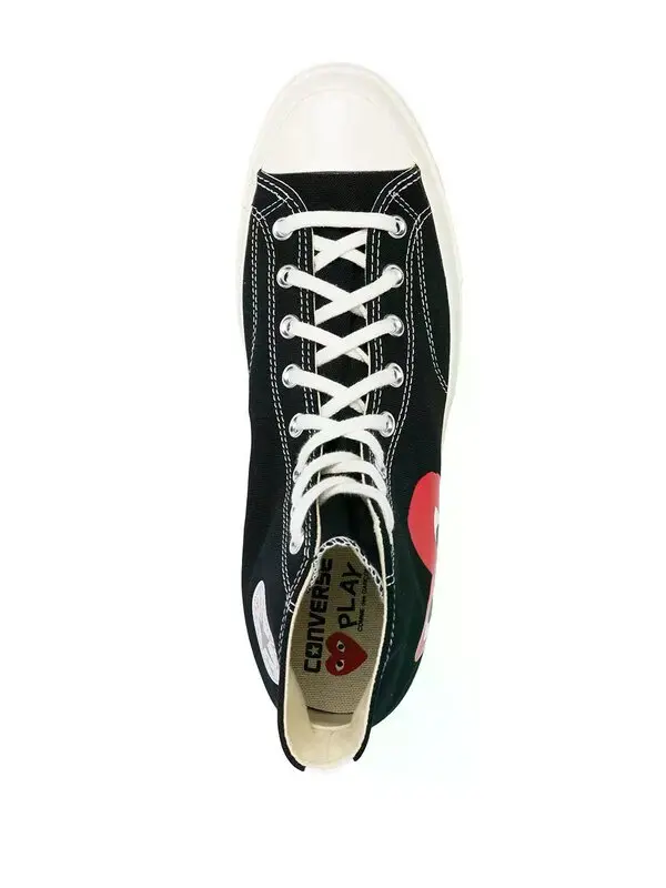 CONVERSE X COMME DES GARONS PLAY High Top Canvas Sneakers