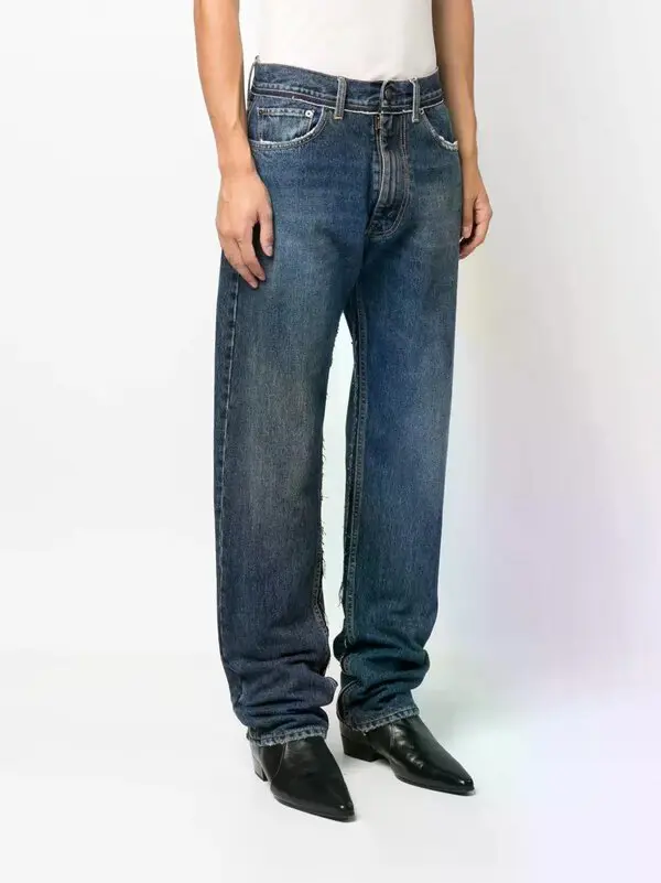 MAISON MARGIELA X Pendleton Yoke-detail Tapered Jeans