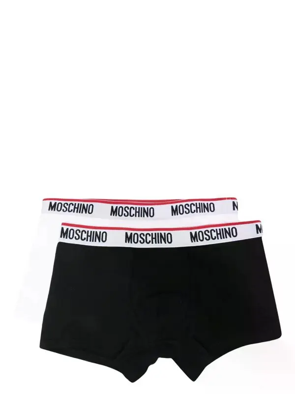 Moschino Logo-print Boxers Set - Black