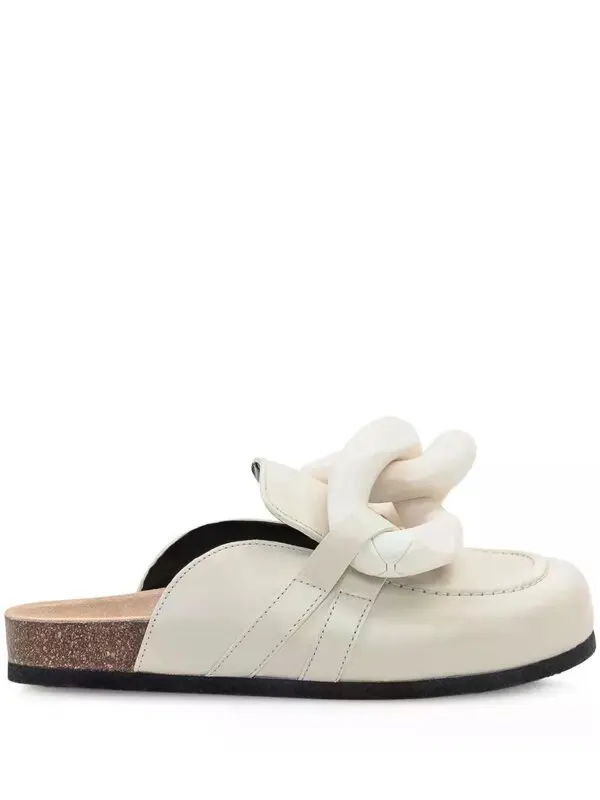 JW Anderson Chain-detail Mules - White