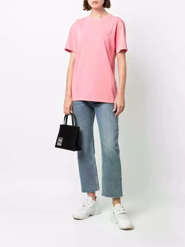 AUTRY Cotton T-shirt With Embossed Logo