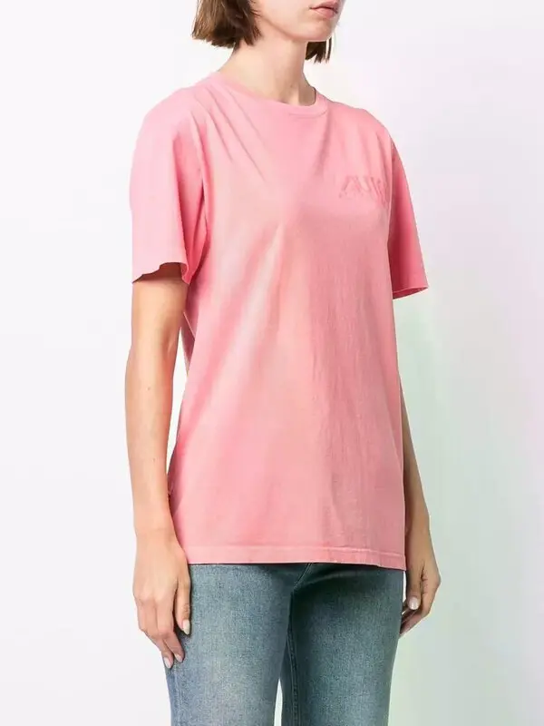 AUTRY Cotton T-shirt With Embossed Logo