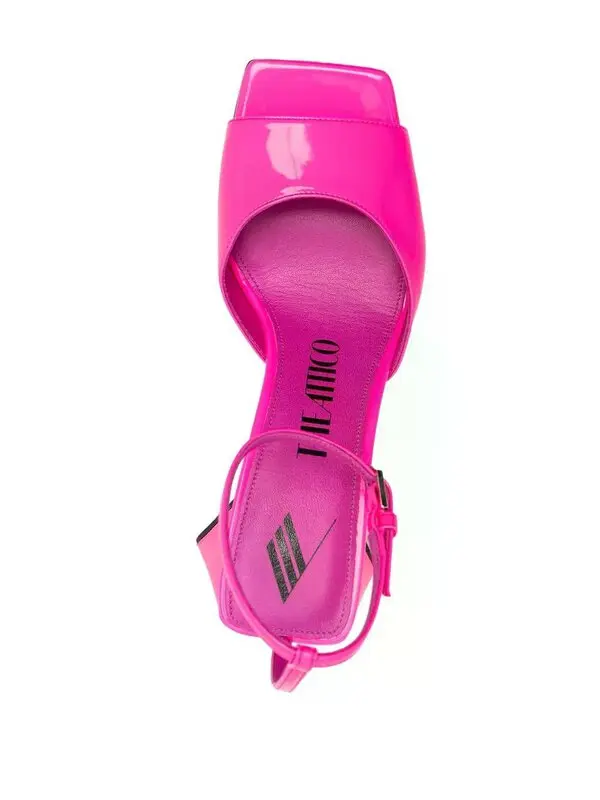 Attico Piper 85mm Sandals - Pink