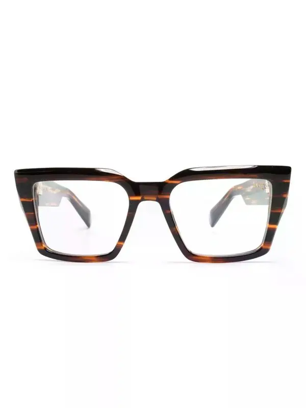 Balmain Oversized Eyeglasses - Brown