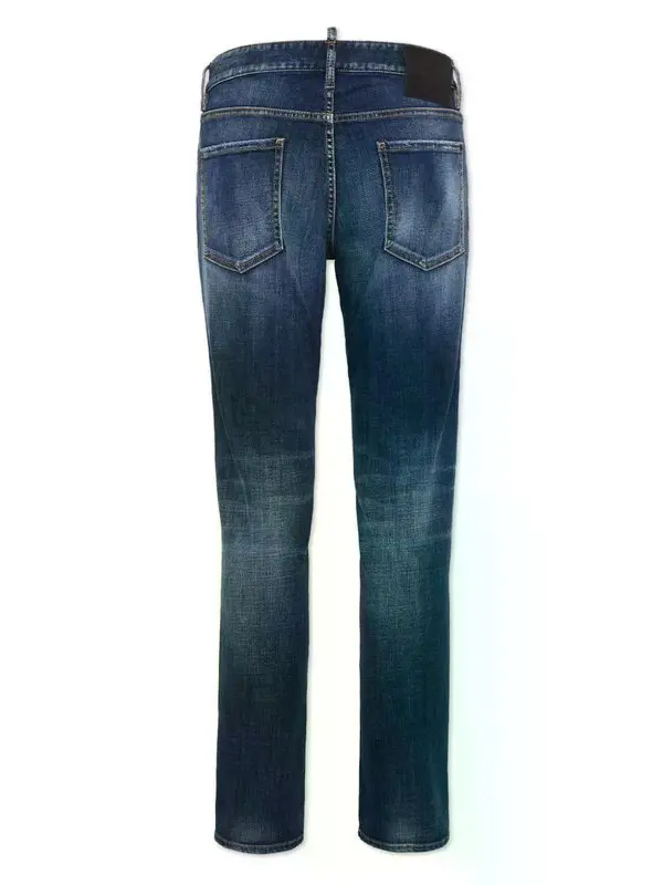 Dsquared2 Distressed Skinny Jeans - Blue