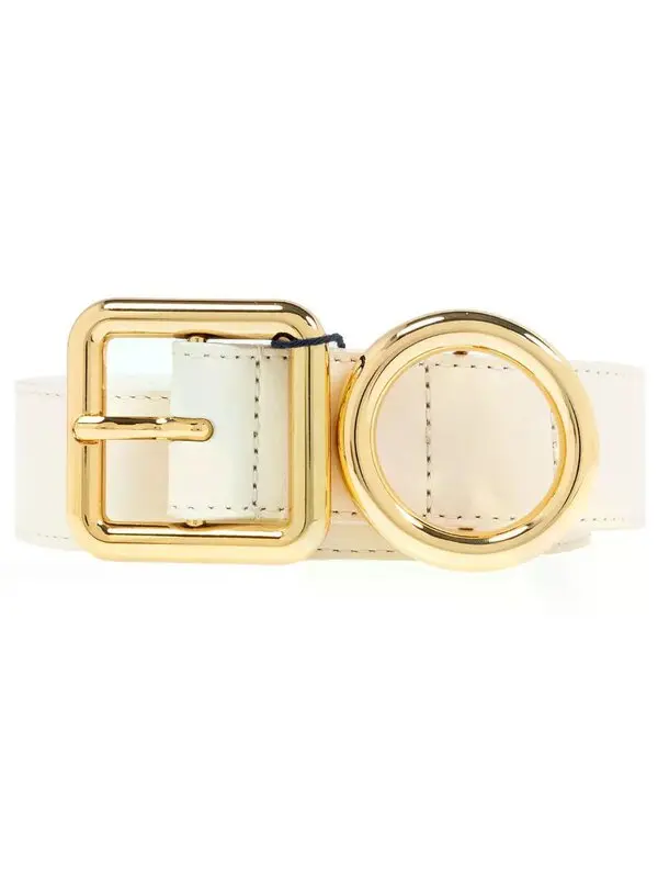 Jacquemus Regalo Leather Belt - Neutrals