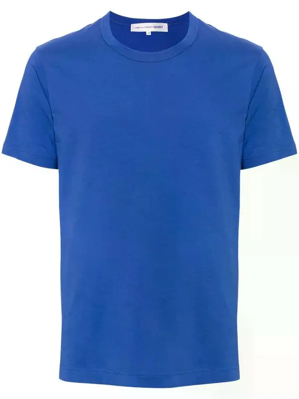 Comme Des Garçons Logo Print T-shirt - Blue
