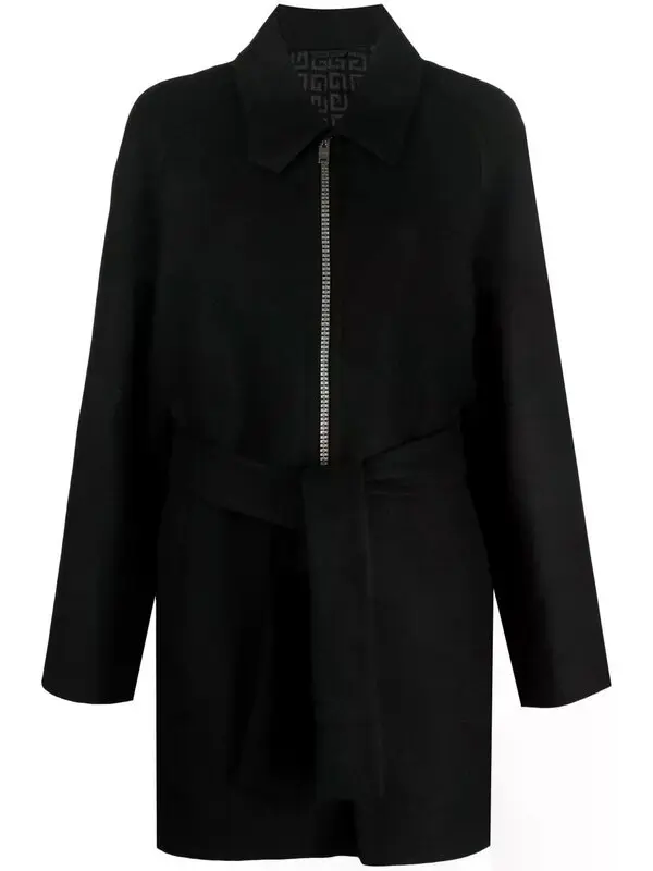 Givenchy 4g-zip Belted Coat