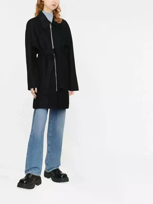 Givenchy 4g-zip Belted Coat