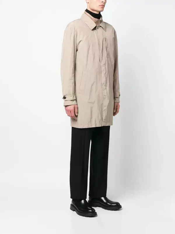 FAY Layered Design Trench Coat