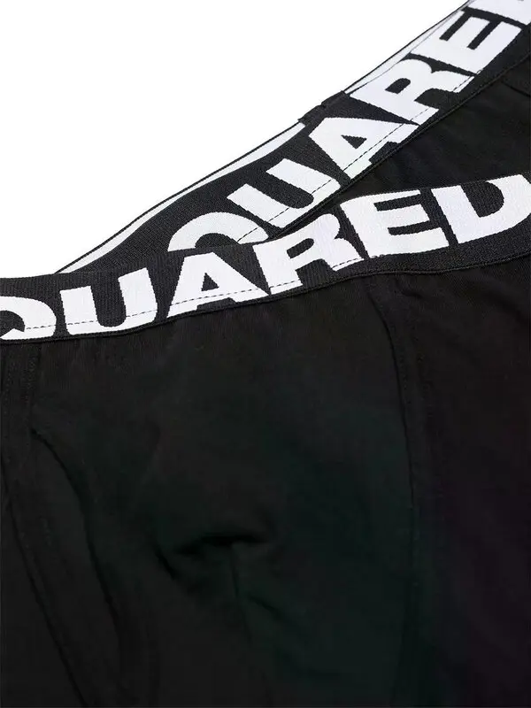 Dsquared2 Logo-waistband Pack Of Two Boxer Shorts
