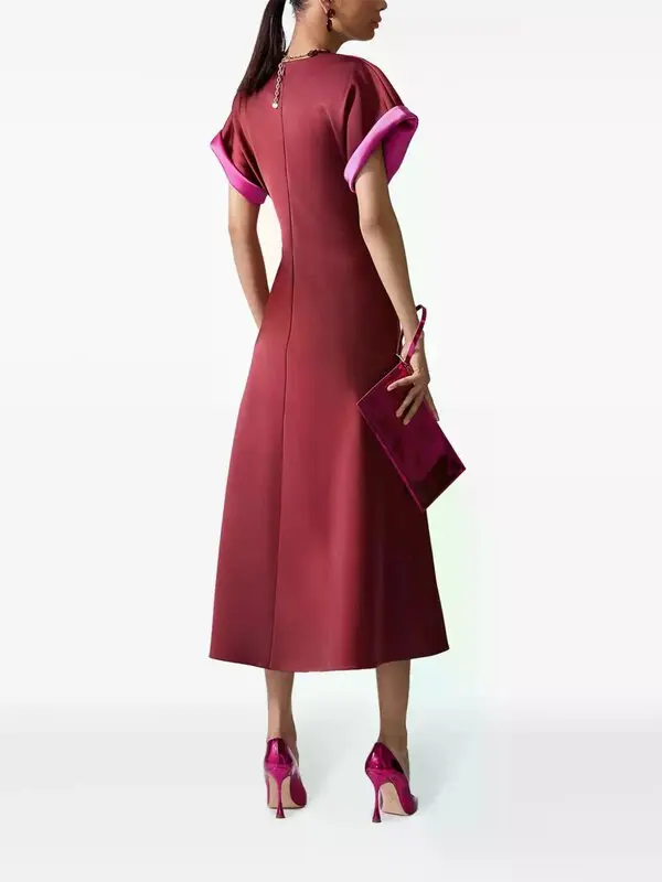 Carolina Herrera Bias-cut Satin Midi Dress