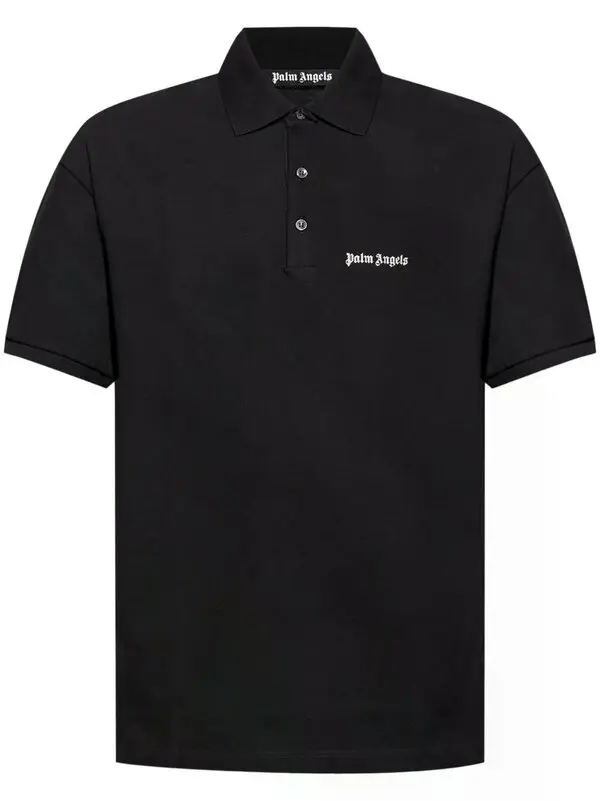 Palm Angels Logo-embroidered Polo Shirt