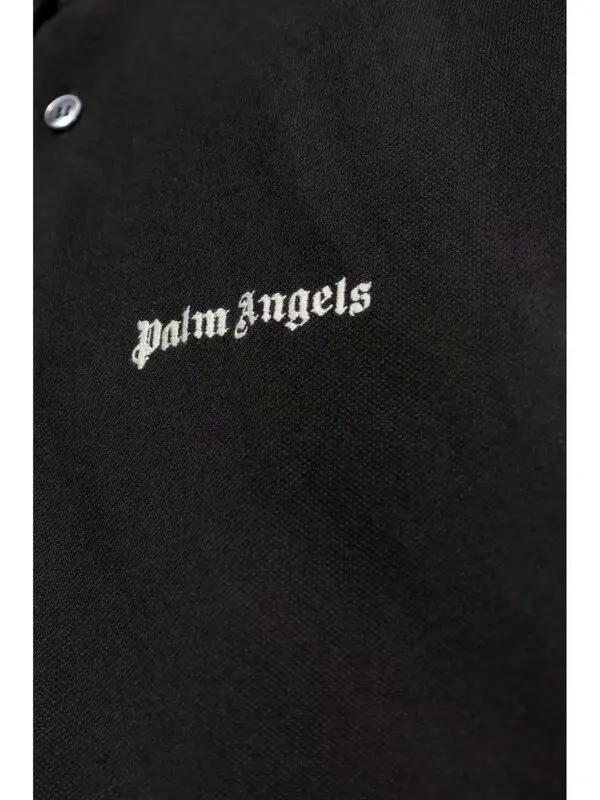 Palm Angels Logo-embroidered Polo Shirt
