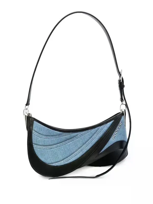 MUGLER Spiral Curve Shoulder Bag