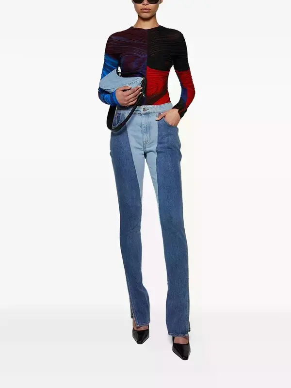 MUGLER Spiral Curve Shoulder Bag