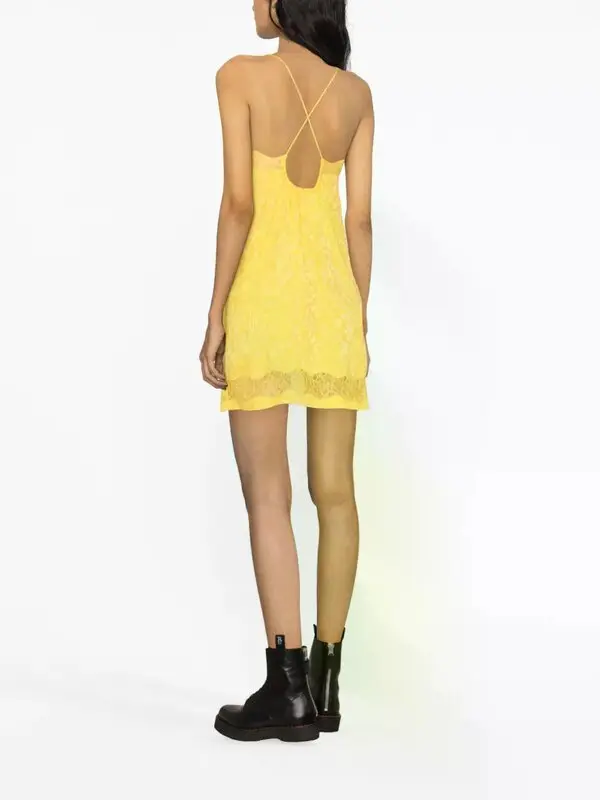 Zadig&Voltaire Lace-trim Silk-jacquard Minidress