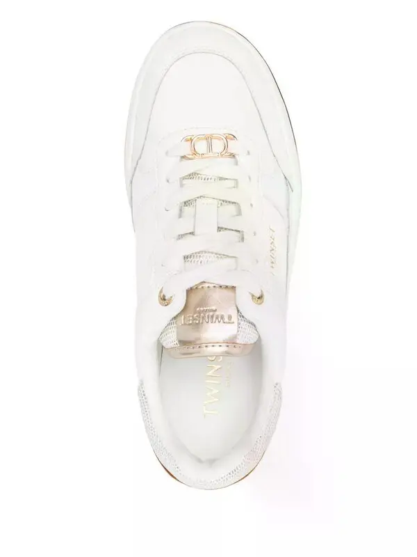 TWINSET Logo-plaque Flatform Sneakers