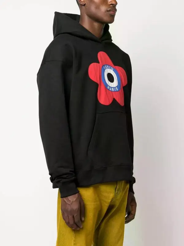 Kenzo Floral-patch Hoodie