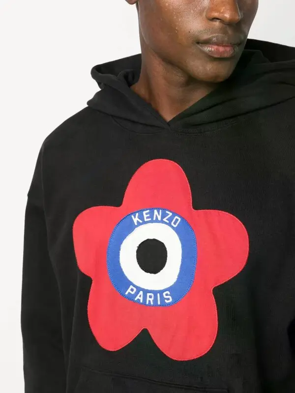 Kenzo Floral-patch Hoodie