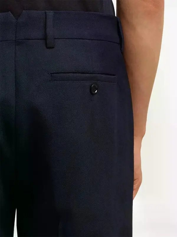 AMI Paris Tailored Wool Trousers - Blue