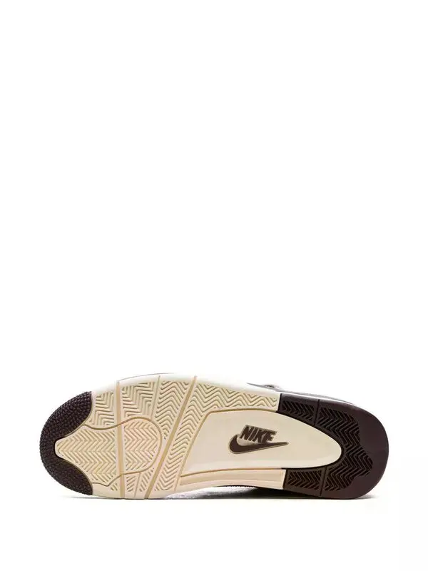 JORDAN X A Ma Maniére Air 4 Fossil Stone Sneakers - Neutrals