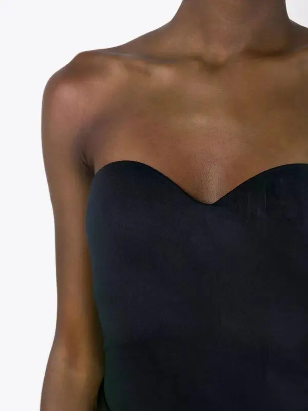 AMIR SLAMA Strapless Tube Top - Black