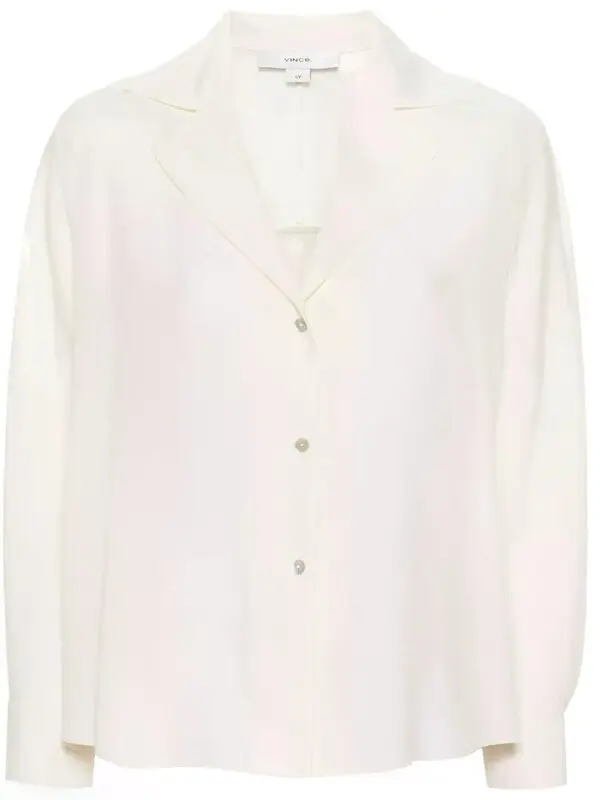 Vince Semi-sheer Silk Shirt