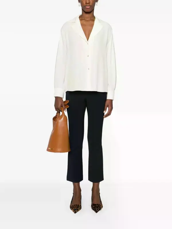 Vince Semi-sheer Silk Shirt