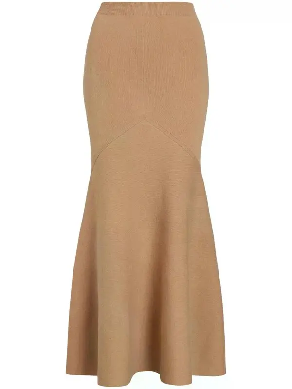 PATOU Peplum Maxi Skirt