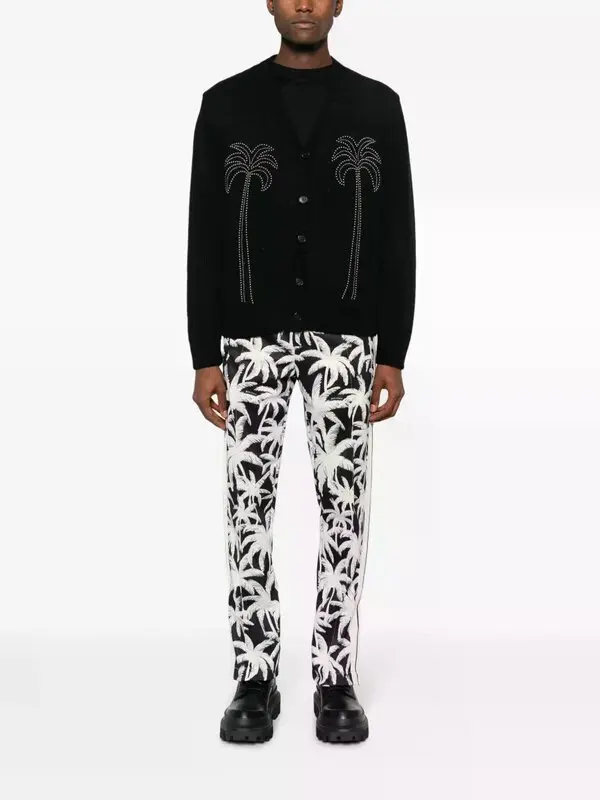 Palm Angels Milano Studded Cardigan