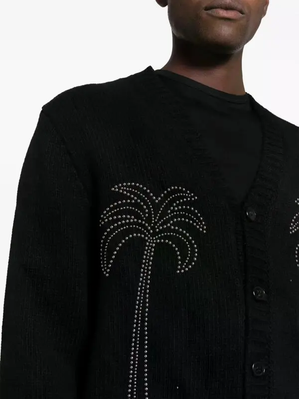 Palm Angels Milano Studded Cardigan