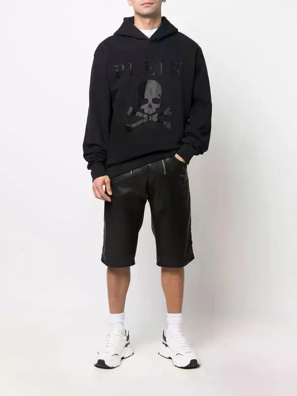 Philipp Plein Crystal Skull Pullover Hoodie