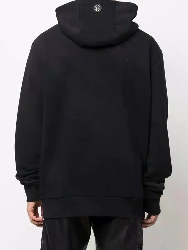 Philipp Plein Crystal Skull Pullover Hoodie