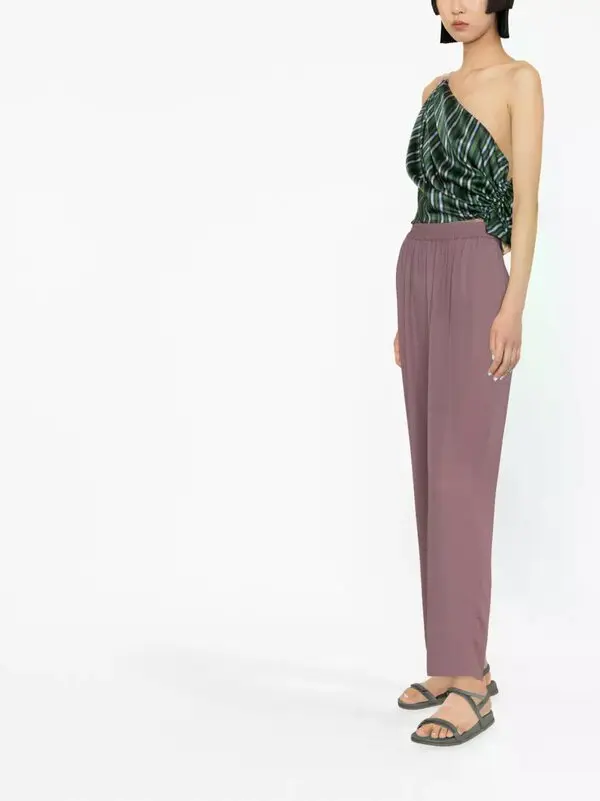 GIANLUCA CAPANNOLO Elasticated-waistband Tapered Trousers