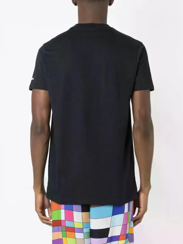 AMIR SLAMA Graphic-print Embroidered T-shirt