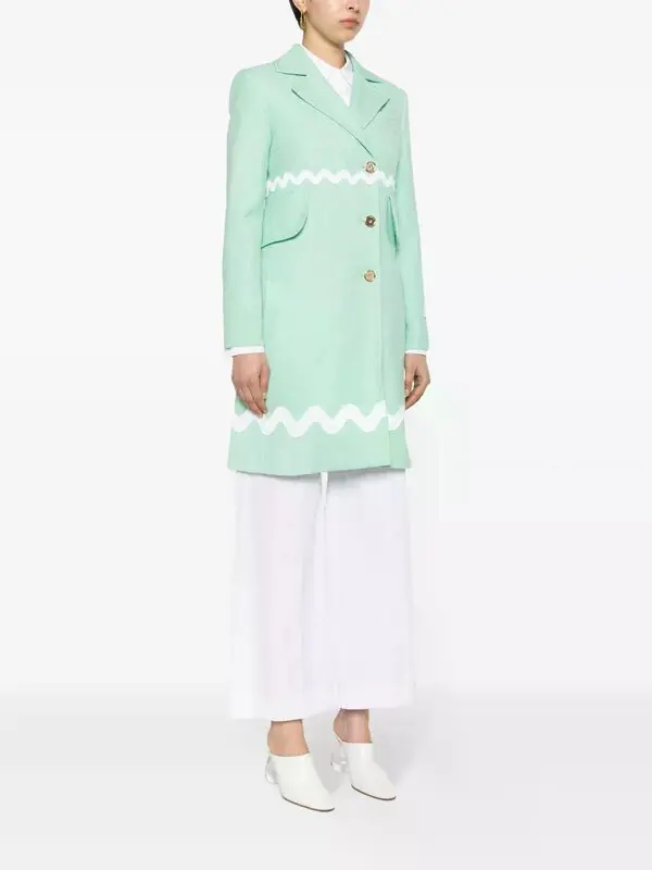 PATOU Wave Tweed Coat