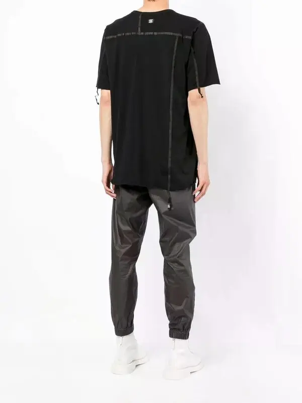 ISAAC SELLAM EXPERIENCE Seam-detailing Cotton T-shirt
