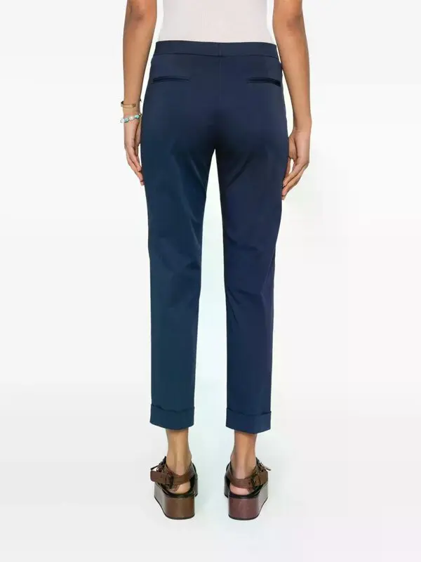 Etro Stretch-cotton Cropped Trousers
