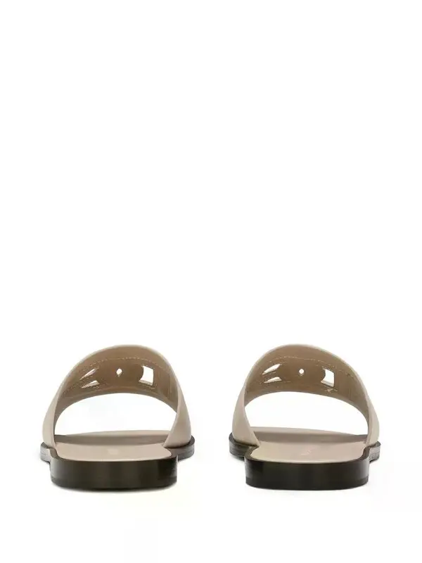 Dolce & Gabbana Leather Sandals - Neutrals
