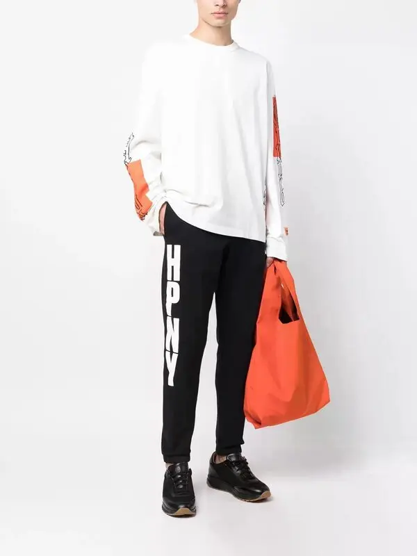 Heron Preston Logo-patch Track Pants - Black