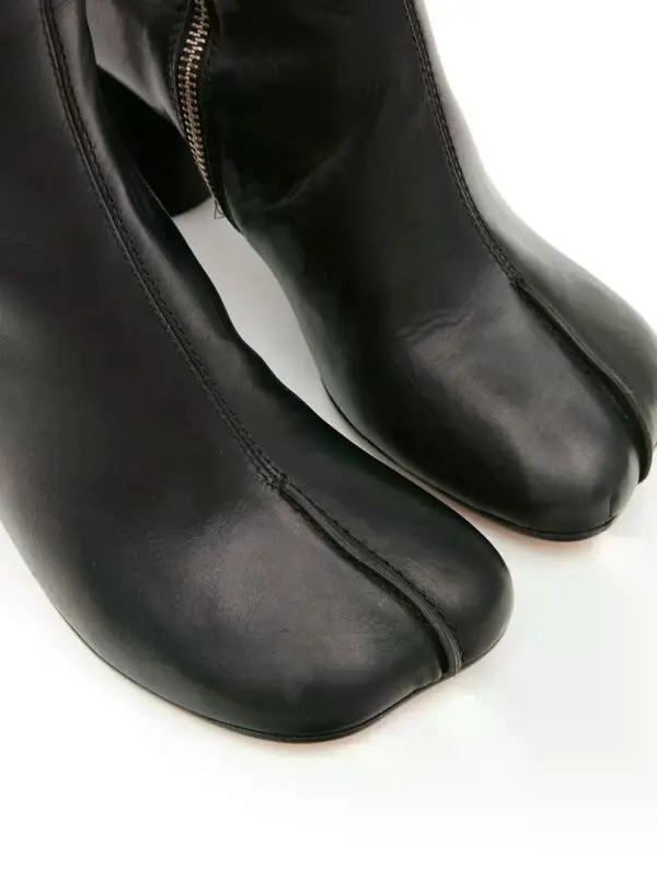 MAISON MARGIELA Leather Anatomic Toe Knee-high Boots